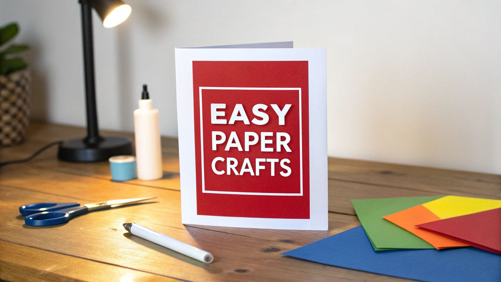 Construction Paper Easy Crafts: 8 Fun Kids Projects for Creative Play ...