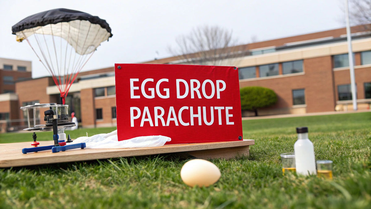 Build the Ultimate Egg Drop Project Parachute – Playz - Fun for all ages!