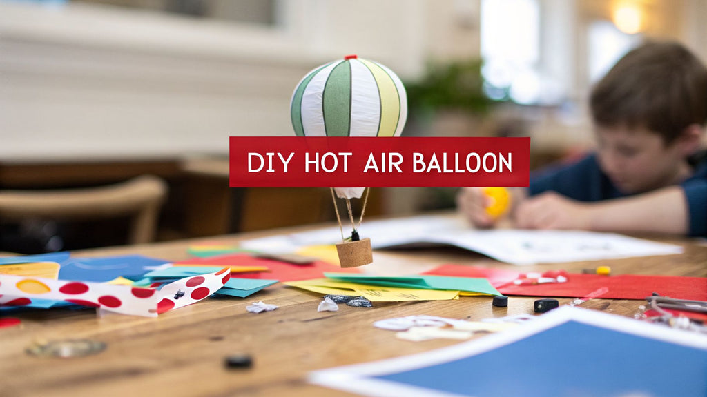 How to Make a Hot Air Balloon for a Kid-Friendly Science Project ...